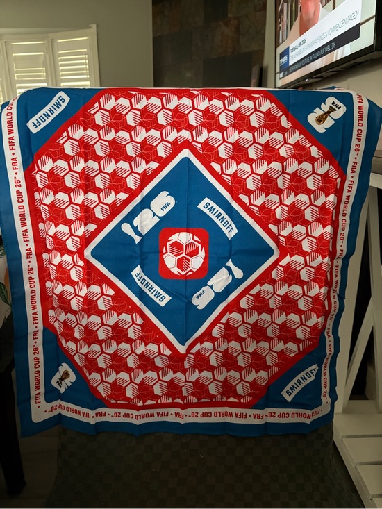 Accessories | Smirnoff Fifa World Cup 1998 Promotional Bandana Red Blue ...